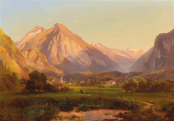 Anton Hansch | Alpine Landscape | MutualArt