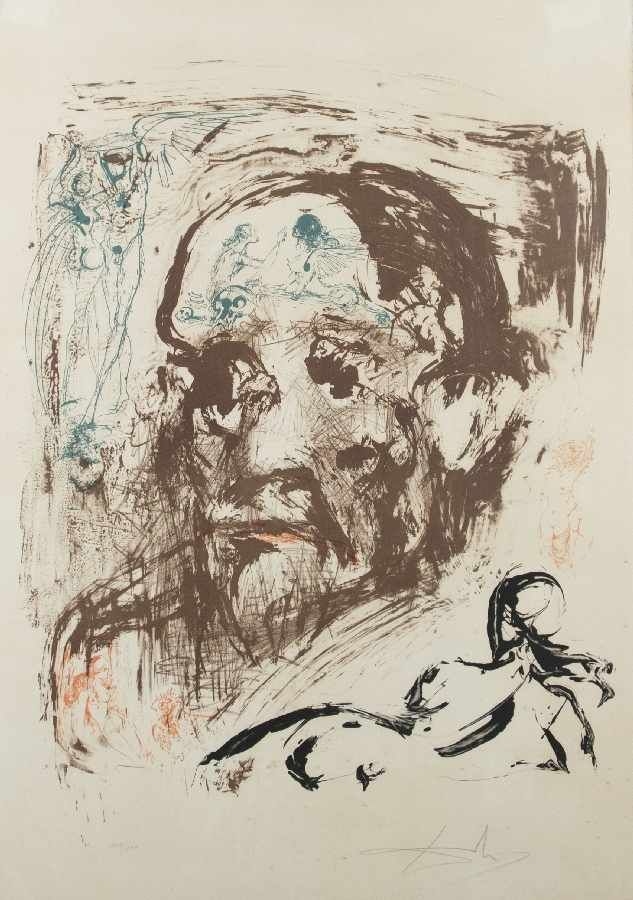 Salvador Dalí | Portrait Sigmund Freud (1973) | MutualArt
