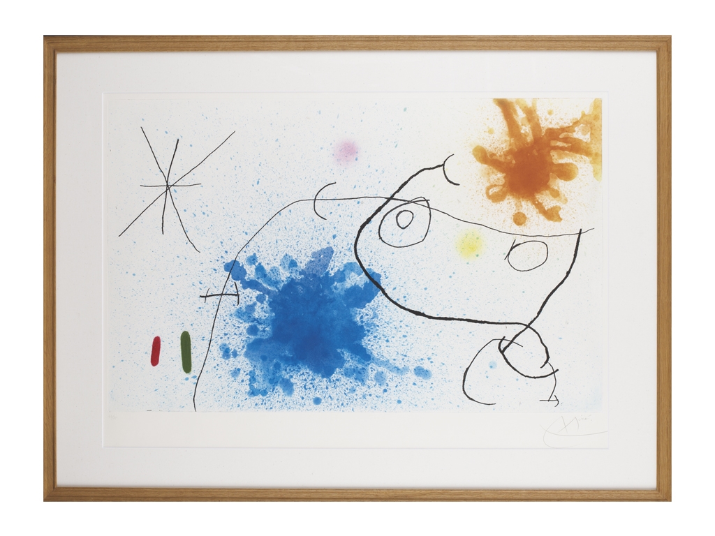 Joan Miró | Petite fille devant la mer (1967) | MutualArt