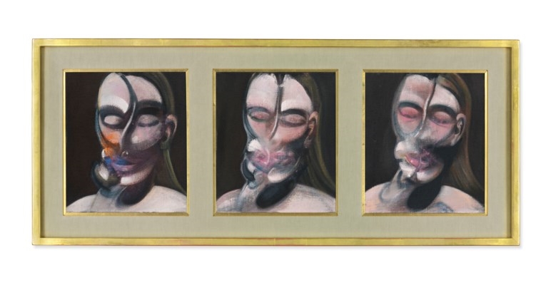 Francis Bacon | THREE STUDIES FOR A SELF-PORTRAIT (1980) | MutualArt