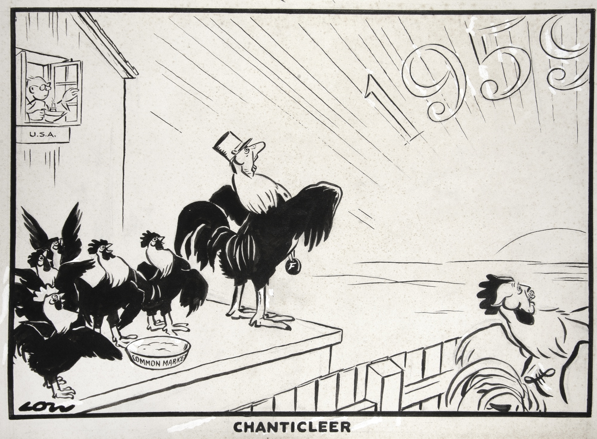 Sir David Low | ‘CHANTICLEER’ | MutualArt