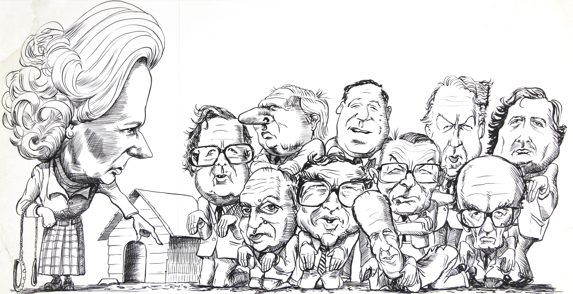 Kevin Kallaugher | MRS THATCHER’S CABINET | MutualArt