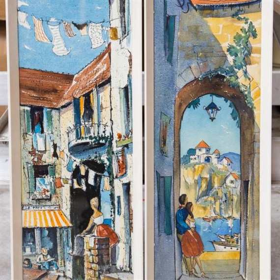 Michael D. Barnfather | Mediterranean street scenes | MutualArt