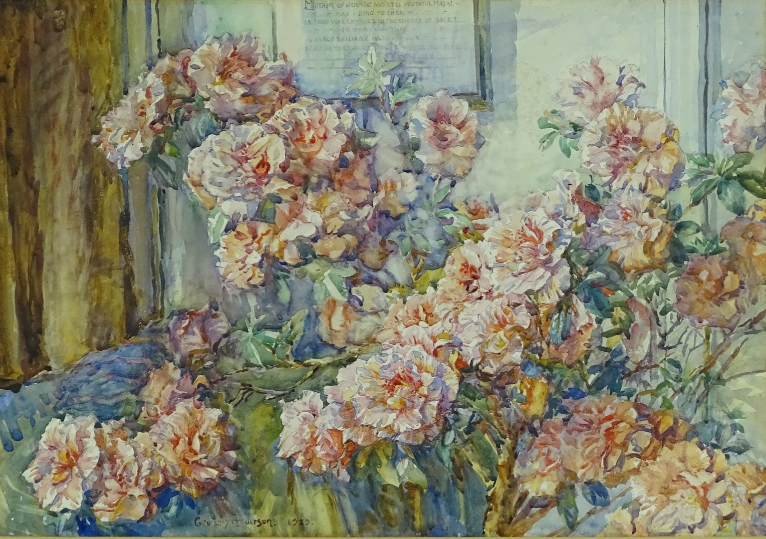 George Lillie Anderson | Flower Study (1929) | MutualArt