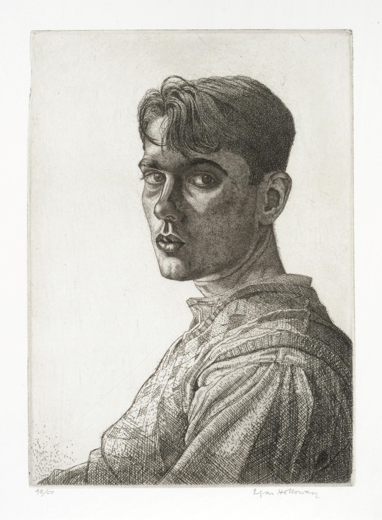 Edgar Holloway | Self Portrait | MutualArt