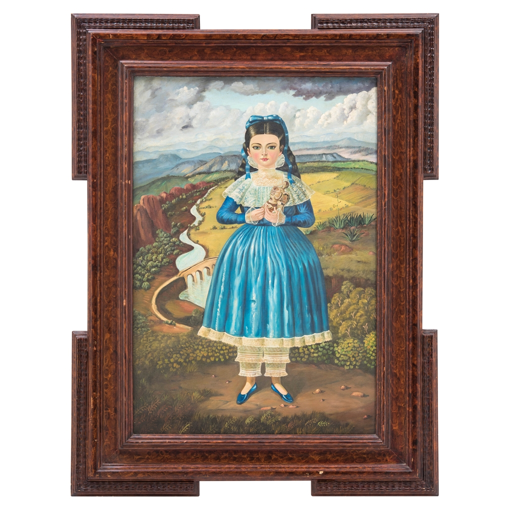 Horacio Rentería Rocha | NIÑA EN EL CAMPO CON PIEZA ARQUEOLÓGICA ...