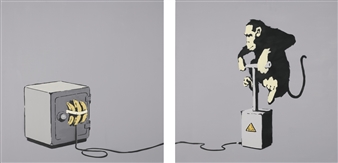 Banksy | MONKEY DETONATOR (2002) | MutualArt