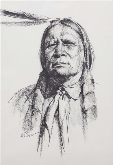 Andre Pater | STUDY OF A LIPIZZANER | MutualArt