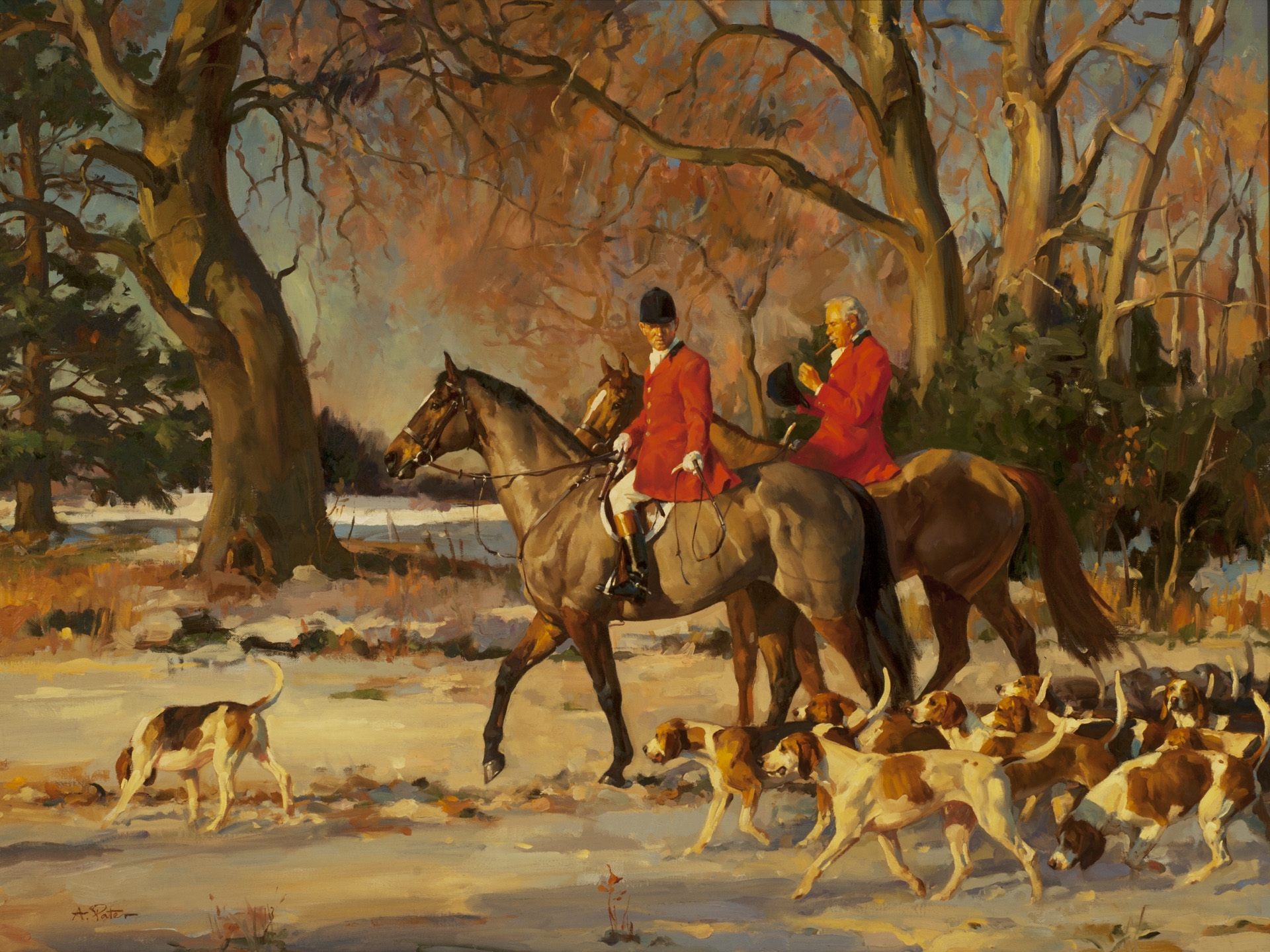 Andre Pater | STUDY OF A LIPIZZANER | MutualArt