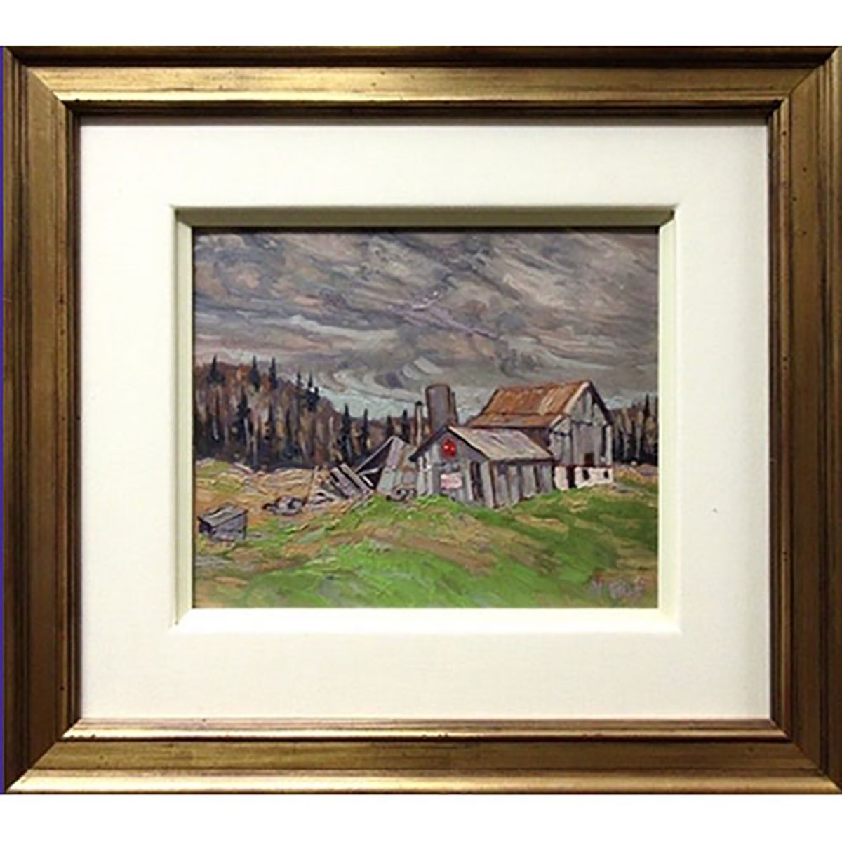 Lawrence Nickle | DON CAMERON’S BARN, ELK ROAD ARMOUR TWP (1998 ...