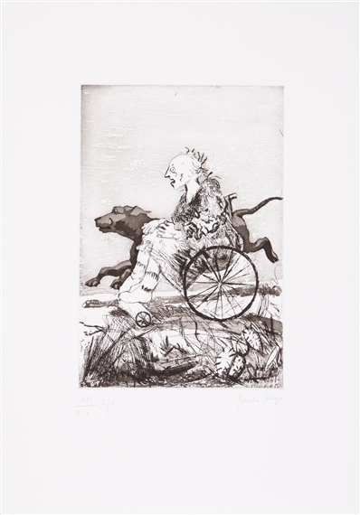 Paula Rego | Black Dog (1996 - 1998) | MutualArt
