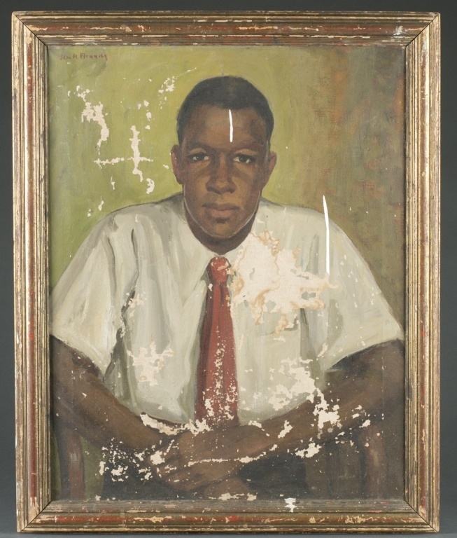 Jean R. Fleming | Portrait of Merton Simpson (1961) | MutualArt