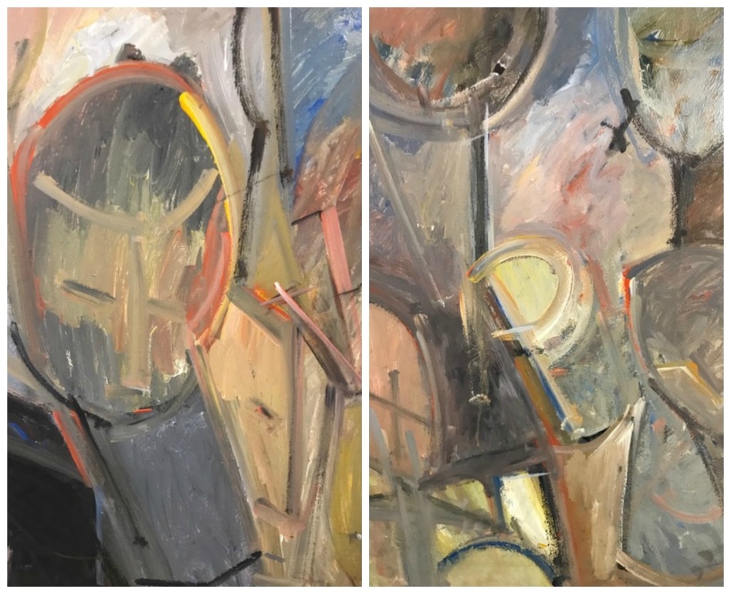 Merton D. Simpson | 2 works: Abstract Mixed Media Paintings | MutualArt