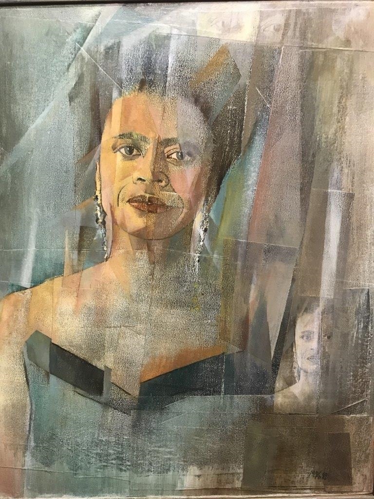 Merton D. Simpson | Untitled portrait of Portrait of Jewell Jackson ...