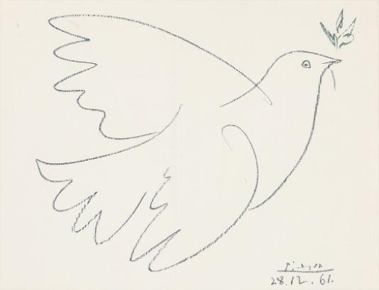 Pablo Picasso | Poster for Bonne Fete exhibition (1961) | MutualArt