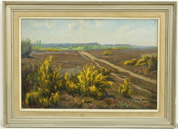 Johannes Meijer | Heide met brem | MutualArt