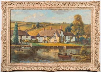 Bernard Ninnes | Bickley and the Trout Inn | MutualArt