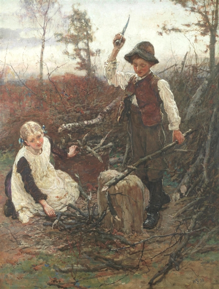 William Small | The Woodcutters (1874) | MutualArt