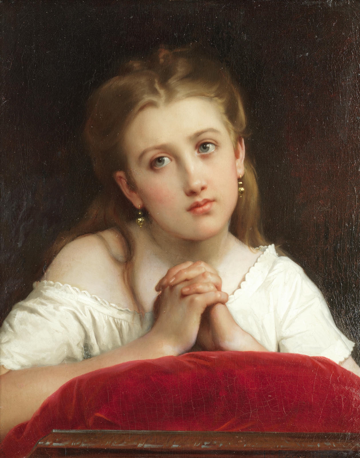 Léon Jean Bazile Perrault | Les prières (1870) | MutualArt