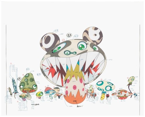 Takashi Murakami | Kinoko Drawing (2000) | MutualArt