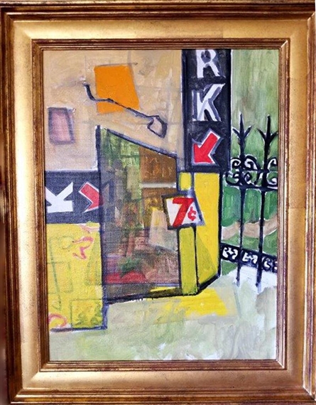 Joseph Solman | Garage (Circa 1980) | MutualArt