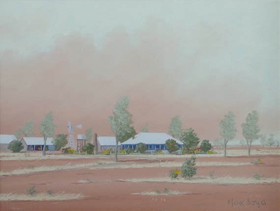 Max Boyd | The Red Dust Blows | MutualArt