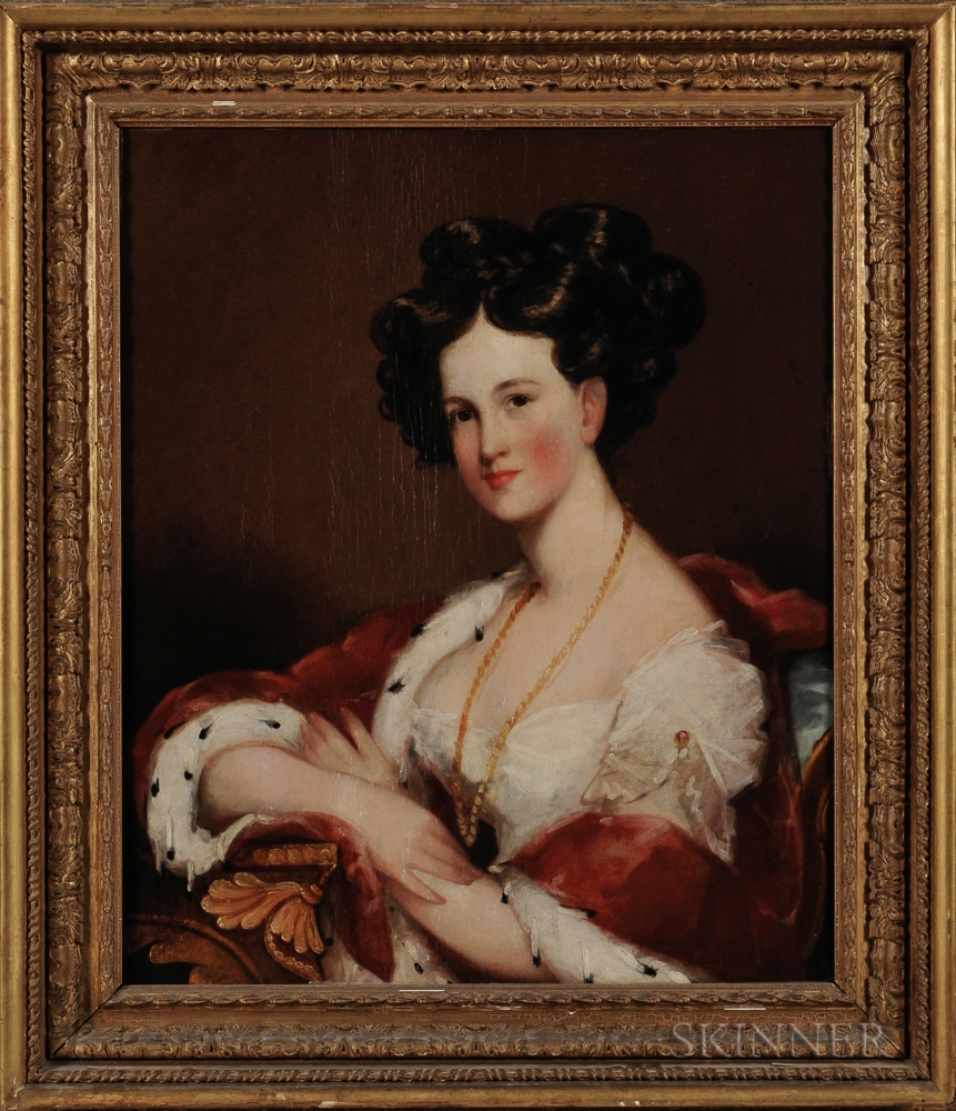 Gilbert Stuart | Portrait of Mrs. Clement | MutualArt