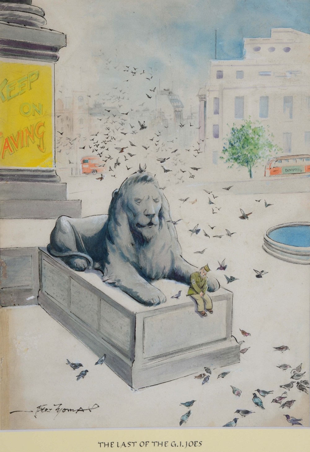 Bert Thomas | The last of the G.I. Joes, Trafalgar Square (1945 ...
