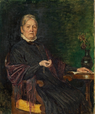 Josef Engelhart | Porträt der Mutter des Künstlers (1924) | MutualArt