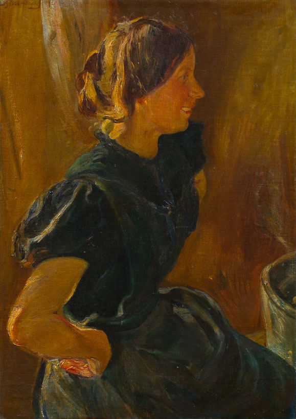 Ludwig Dettmann | Baum im Wind | MutualArt