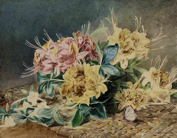 M. Duffield | Blumenstillleben (1881) | MutualArt