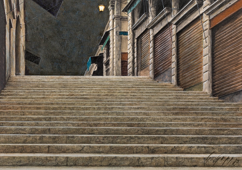 Gerhard Gepp | Treppe (1987) | MutualArt