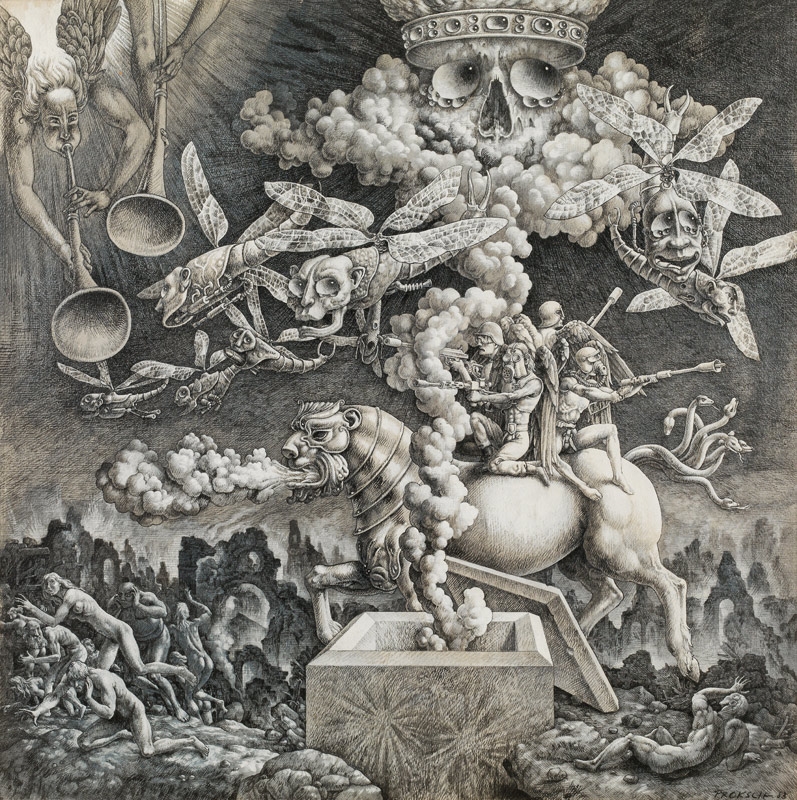 Peter Proksch | Die fünfte und sechste Posaune (1983) | MutualArt