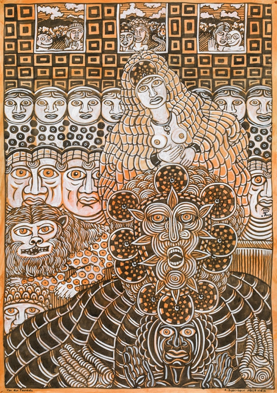 Robert Zeppel-Sperl | Vor der Fassade (1982) | MutualArt