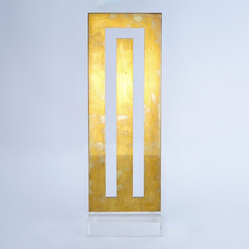 Stephen Edlich | Brass and Lucite Sculpture | MutualArt
