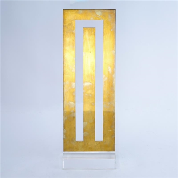 Stephen Edlich | Brass and Lucite Sculpture | MutualArt