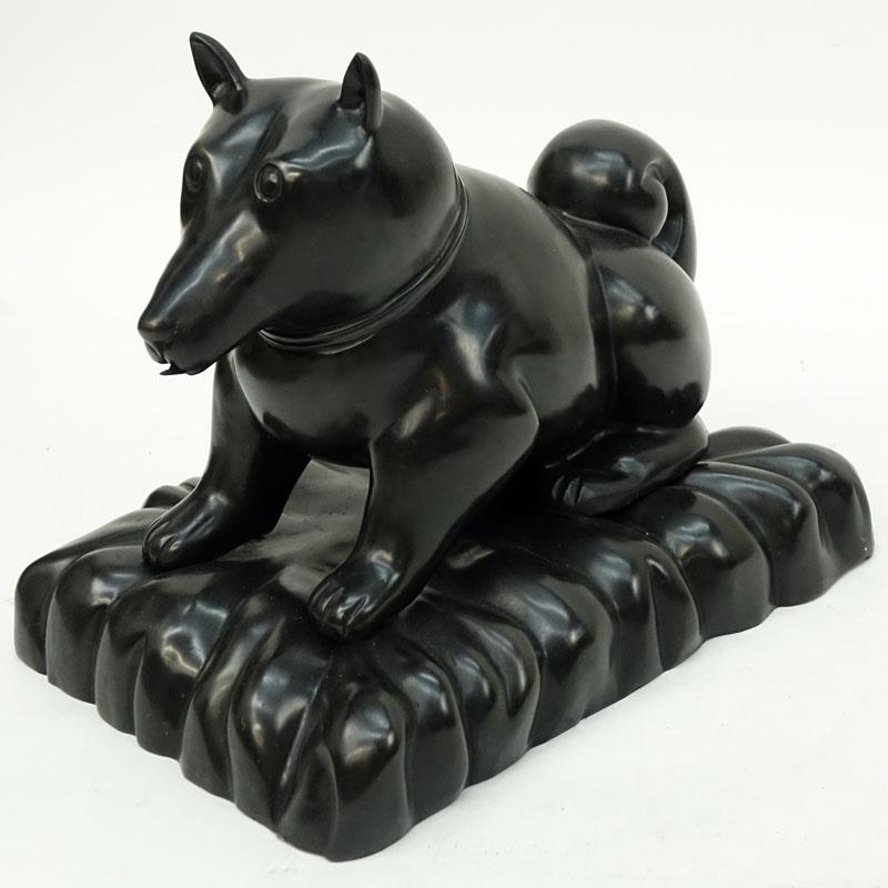 Fernando Botero | Dog On A Cushion | MutualArt