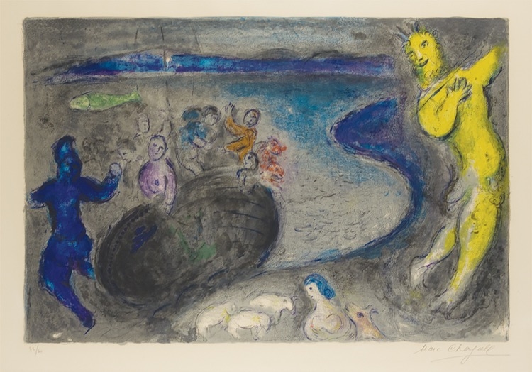 Marc Chagall | Le Songe du Capitaine Bryaxis [“Captain Bryaxis’s Dream ...