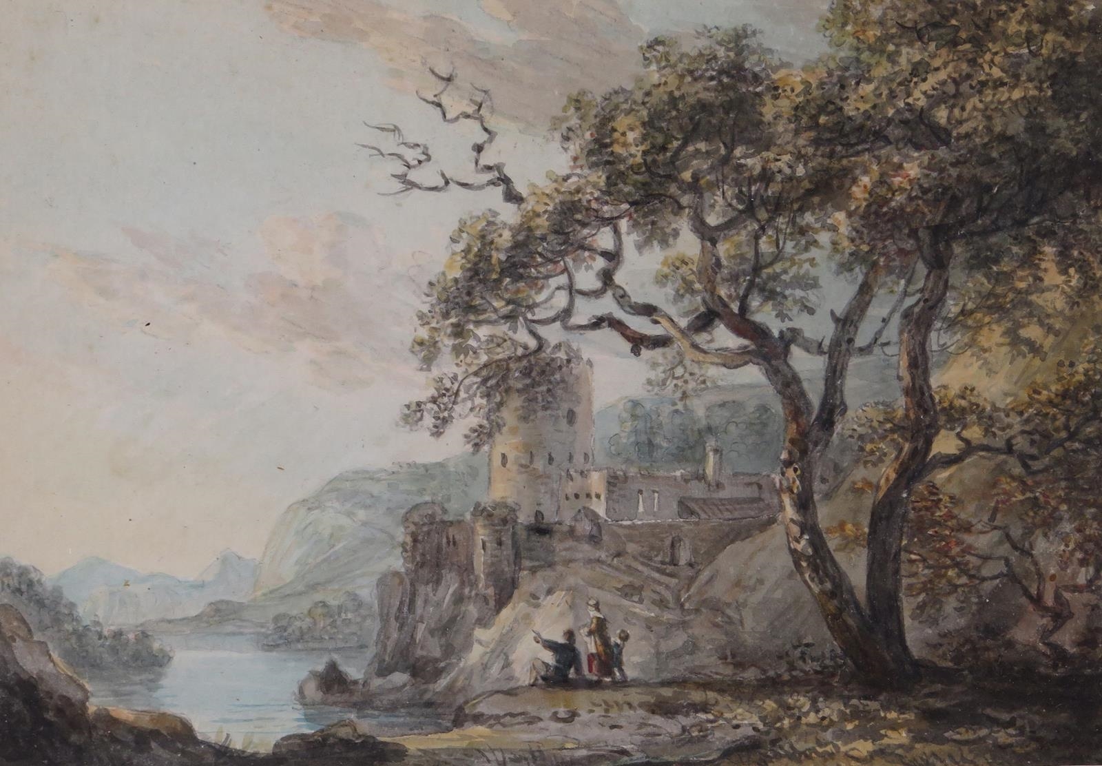 Paul Sandby | A landscape with a castle | MutualArt