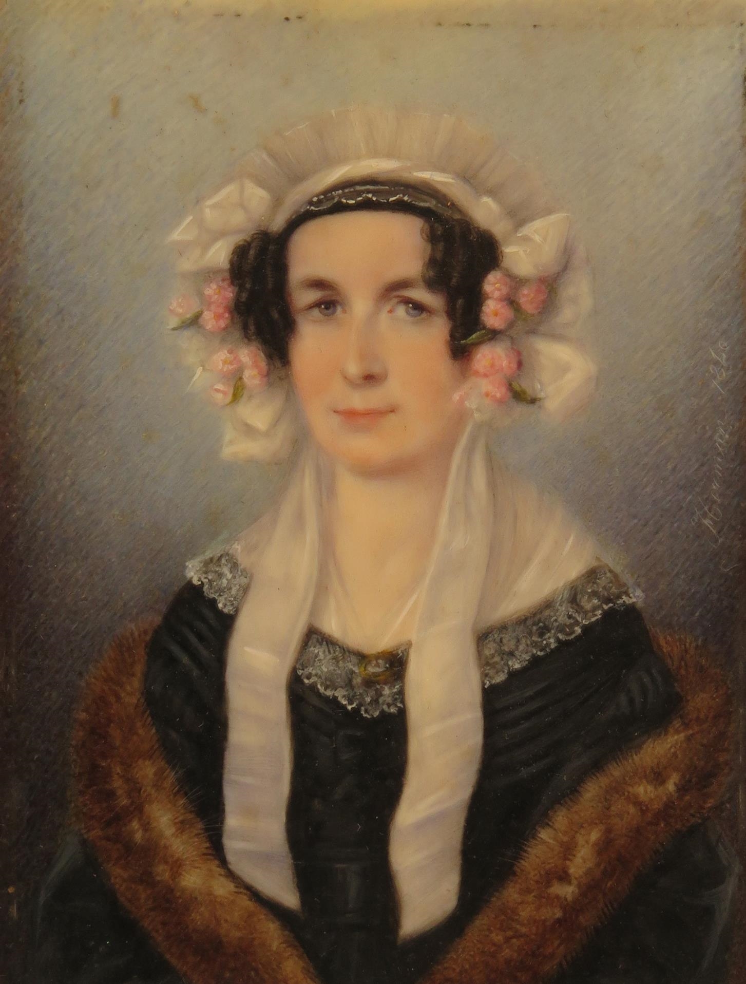 M. Herman | Portrait miniature of Lady Catherine Maunsell, daughter of ...