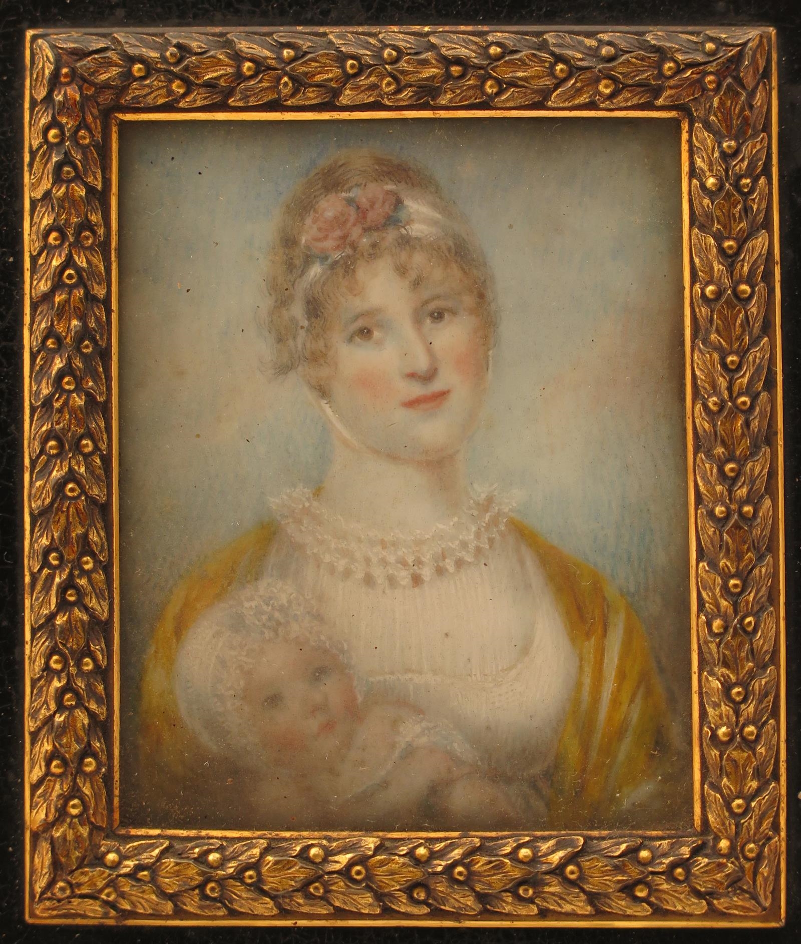 British School, 19th Century | Portrait miniature of a lady, head and ...