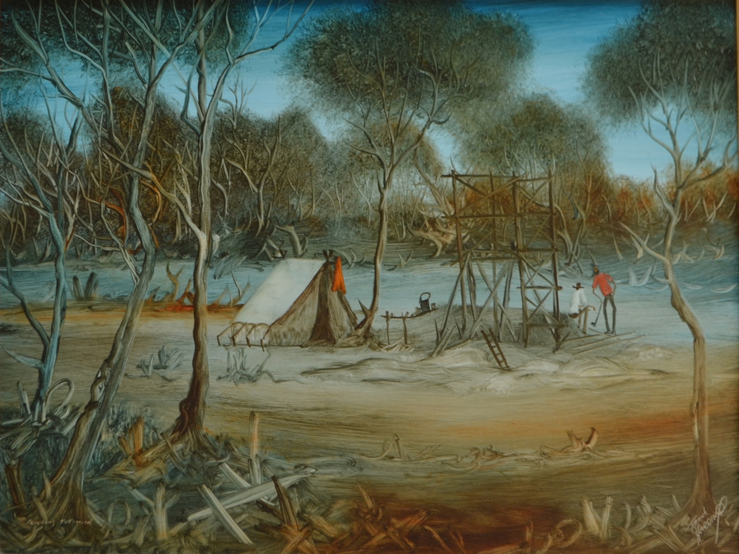 Frank Harding | BUILDING THE MINE | MutualArt