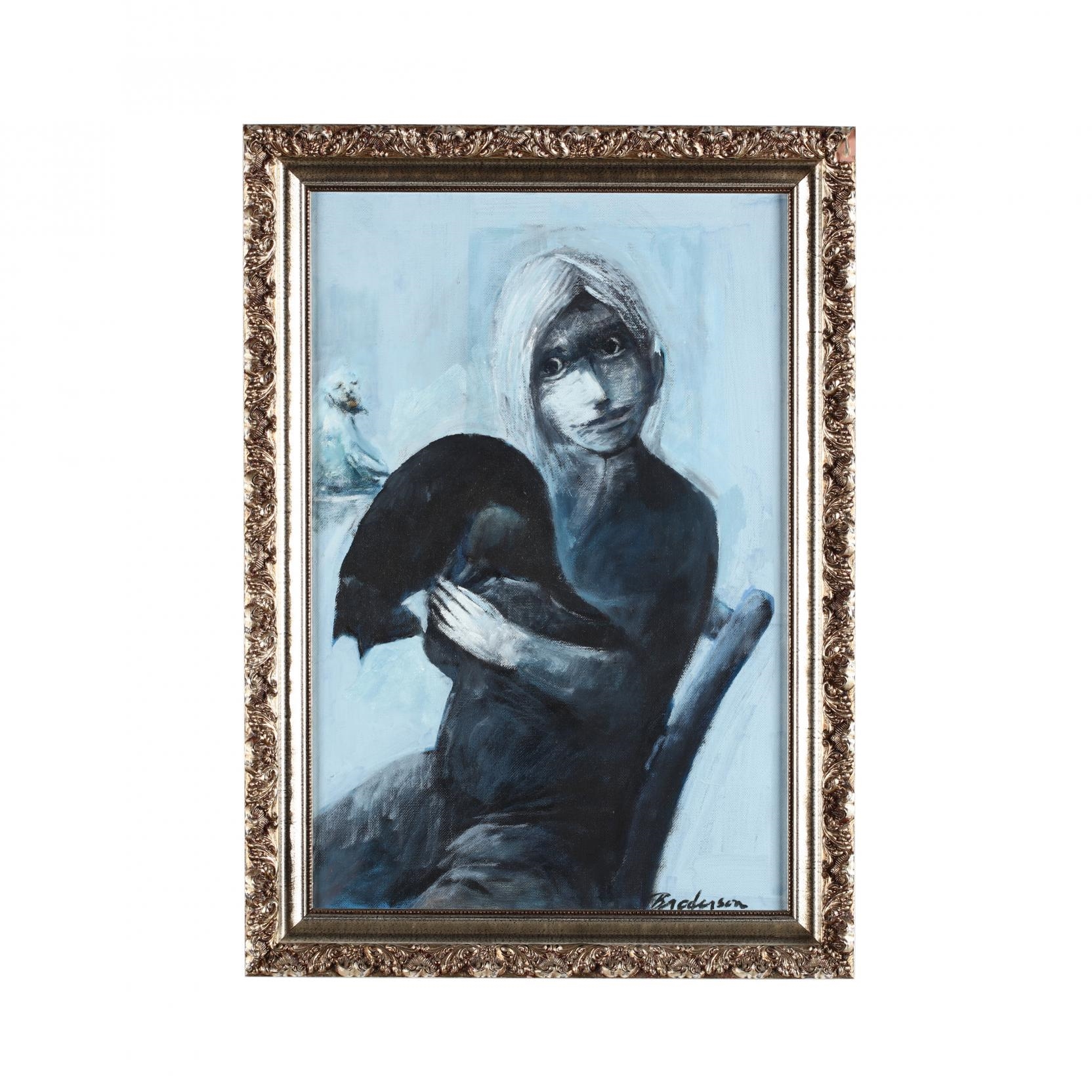 Robert Broderson | Metamorphosis (Girl Holding Cat) (Circa 1970s ...