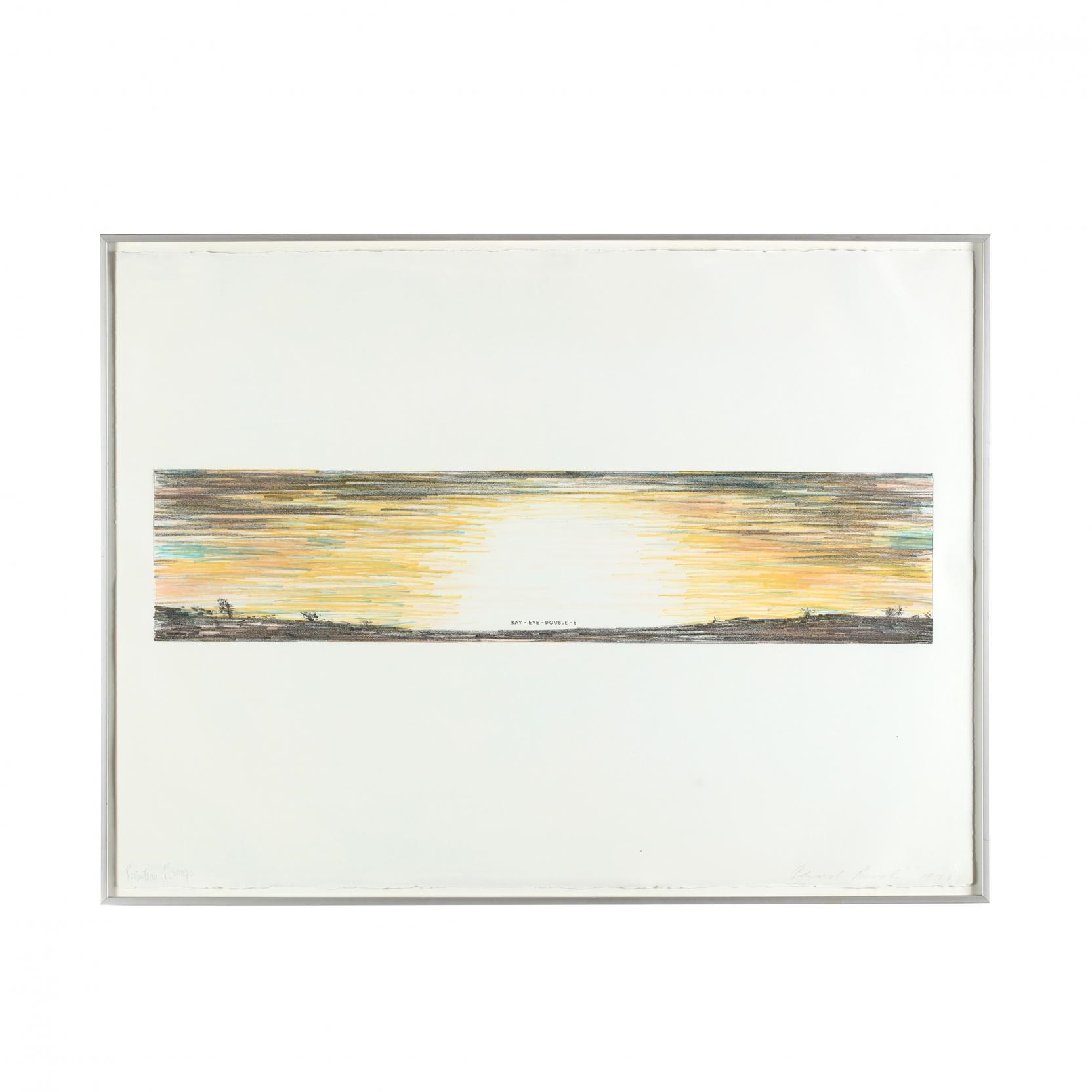 Ed Ruscha | Kay-Eye-Double-S (1978) | MutualArt