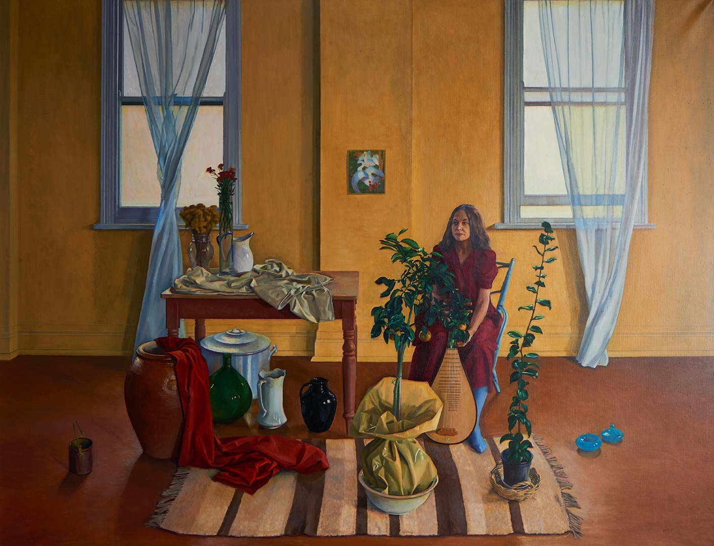 Brian Dunlop | Portrait of Stuart Purves (in the Studio) | MutualArt