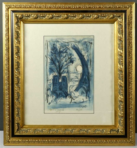 Marc Chagall - Les amoureux de Saint-Paul de Vence...