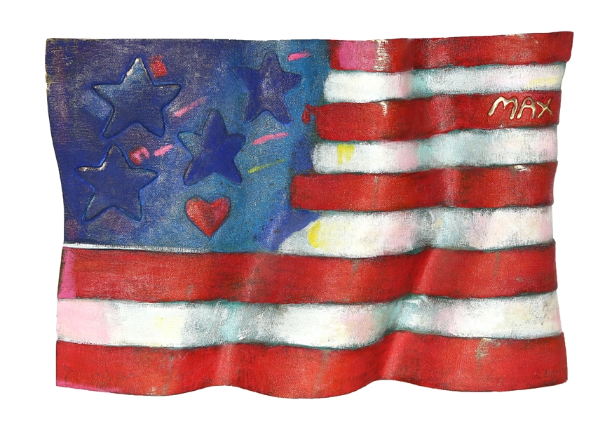 Peter Max | American Flag (1991) | MutualArt