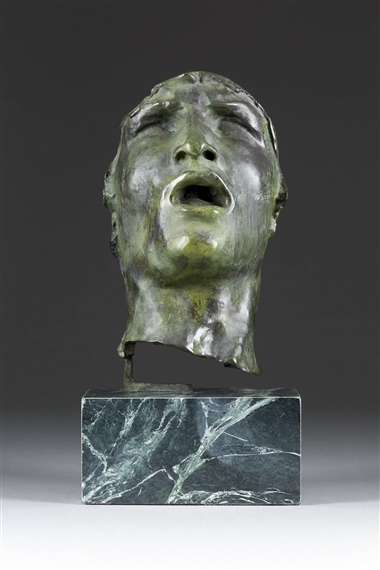 Auguste Rodin - Psyche, Femme Agenoilee, Portant...