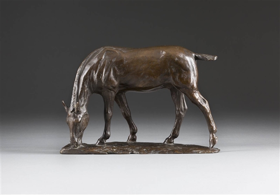 Josef Franz Pallenberg | Grasendes Pferd | MutualArt