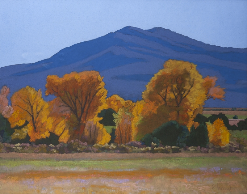 Mary Silverwood | Cottonwoods, Trees in a Landscape | MutualArt